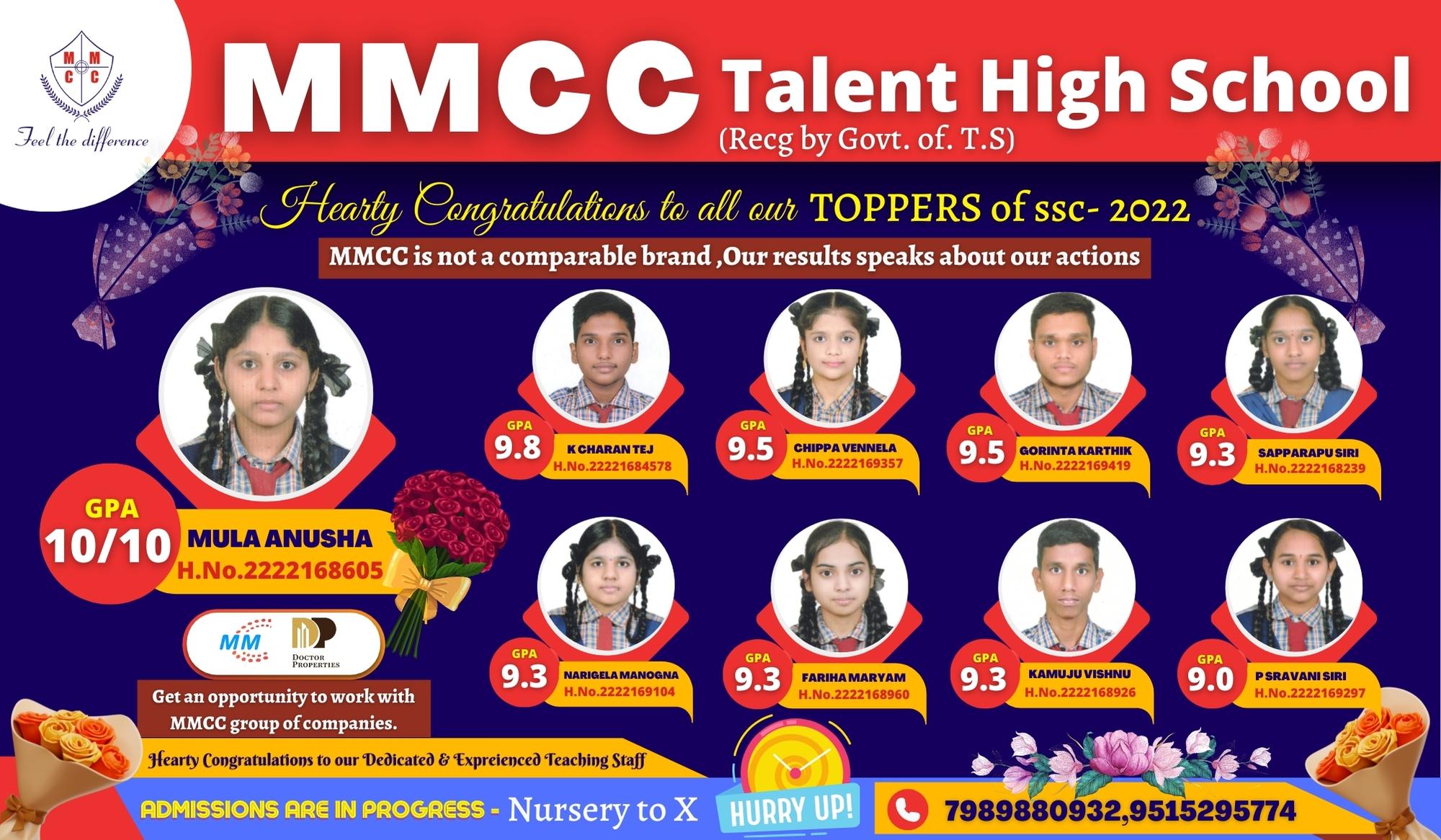 MMCC Talent High School – Feel The Difference